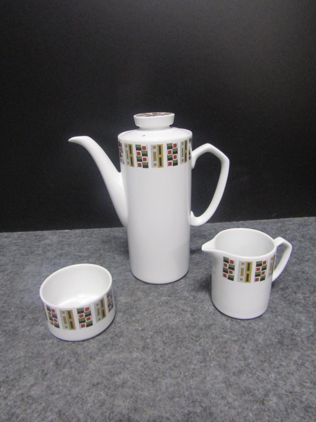 Vintage, 15 Delig Servies: Espresso Set, Alfred Meakin, 1960 - Sjans ...